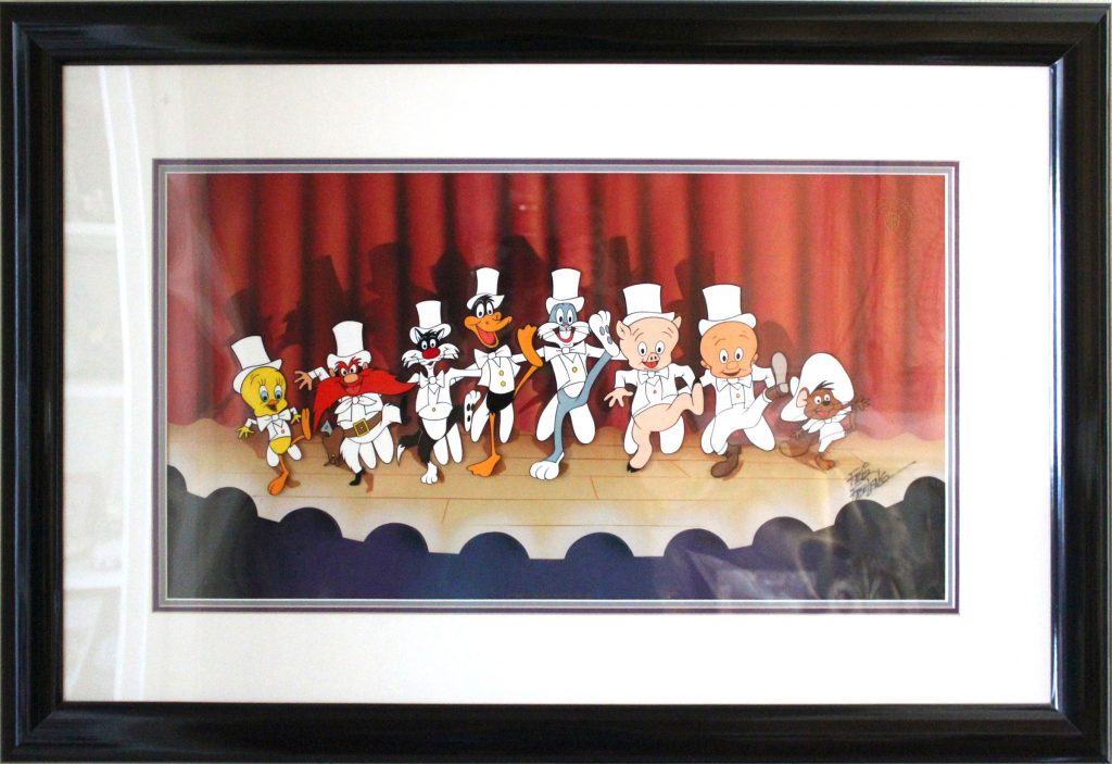 Warner Bros. Looney Tunes Cel (Signed) - Glassy Science Fiction Archive